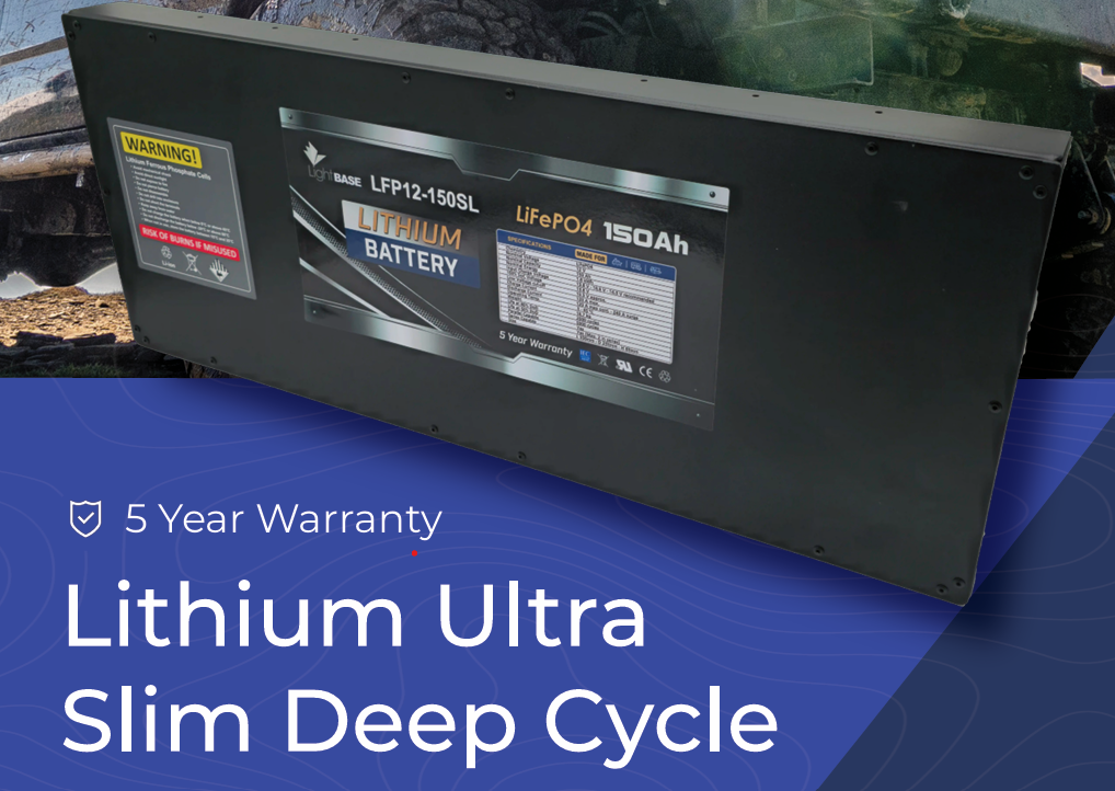 Ultra Slim Lithium Battery Range - Positive Batteries